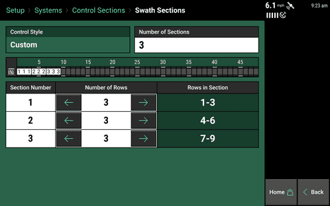 Swath Control Settings | 20|20 Help Center