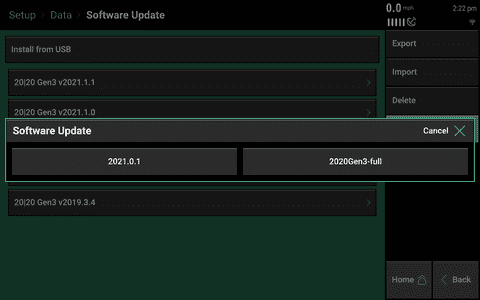Update Software | 20|20 Help Center